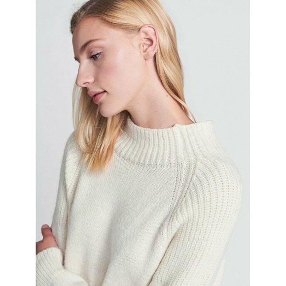 Frame Denim | Sweaters | Frame Denim Womens Boxy Rib Alpaca Wool ...
